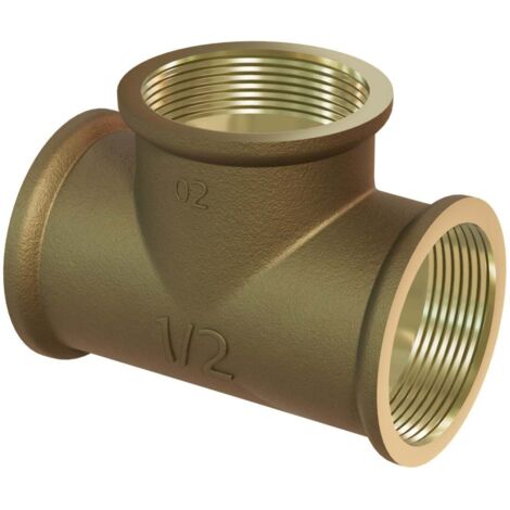 Mexen BRASS Messing-T-Stück 5/4 IG x 5/4 IG x 5/4 IG - W97403-545454