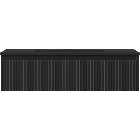 Mexen Rivel Badezimmerschrank 90 cm mit Waschbecken Otis, 1 Schublade ...