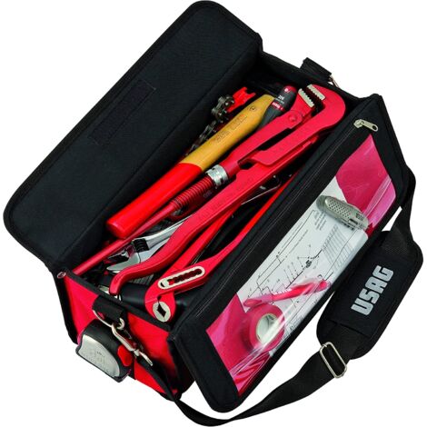 USAG 007 PLV Sac à outils Bandoulière amovible Base rigide 45x17x18 cm