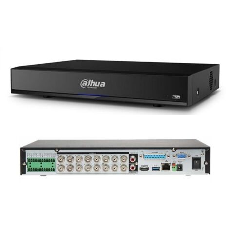 DVR 16 CANALES DAHUA HÍBRIDO 8 MPX 4 K CVBS HDCVI HDTVI AHD IP HD 1 TB