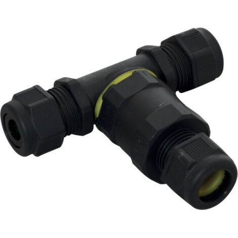 Connecteur de câble étanche en T, IP68, sect. de câble 0.75 à 1.5 mm² ...