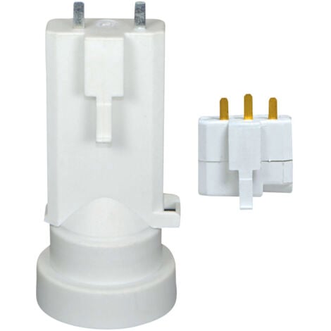 Douille provisoire DCL E27 et fiche 2 pôles + terre- Tibelec