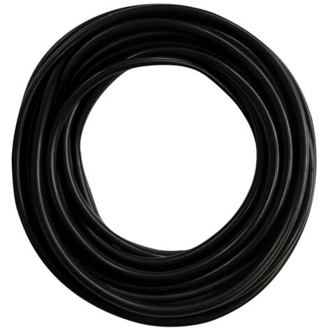 Câble électrique plat noir, long. 3m, H03VVH2-F, 2x0.75mm2 - Tibelec