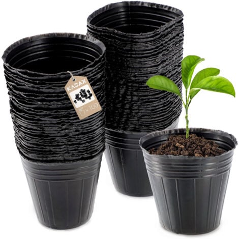 KADAX 100x Pots de Production Pot 7cm pour Semis Culture Semis