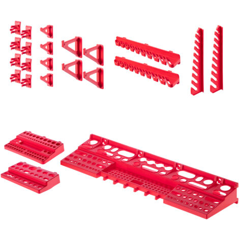 KADAX Planche à Outils Atelier Mur 78x78cm 50 pièces Atelier Pour Garage