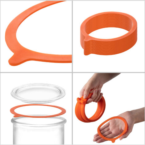 Élastiques pour bocaux, joints, joint pour bocaux, 9,2 cm, 20 pcs.