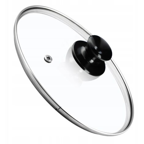 KADAX Couvercle en Verre 28cm Couvercle Universel pour Casserole, Poêle ...