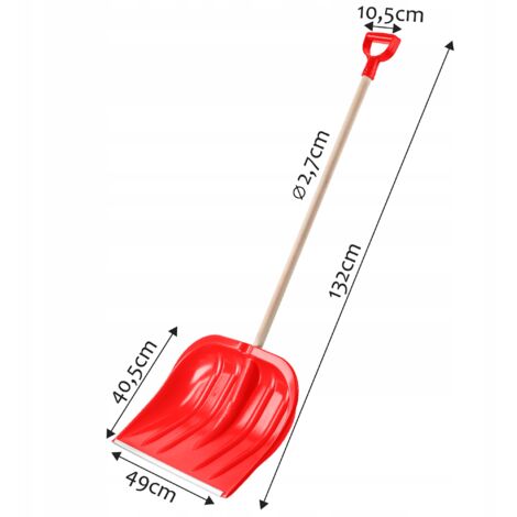 KADAX Kit de déneigement avec pelle à neige, pelle à neige et balai ...