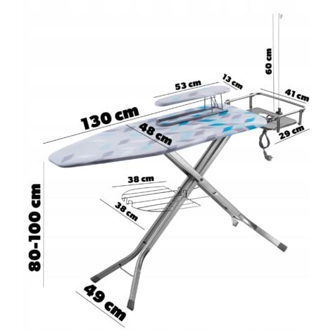 KADAX Table à Repasser pour Centrale Vapeur, Planche à Repasser avec ...
