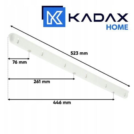 KADAX Etendoir a Linge au Plafond avec Tiges en Acier, Pratique Systeme ...