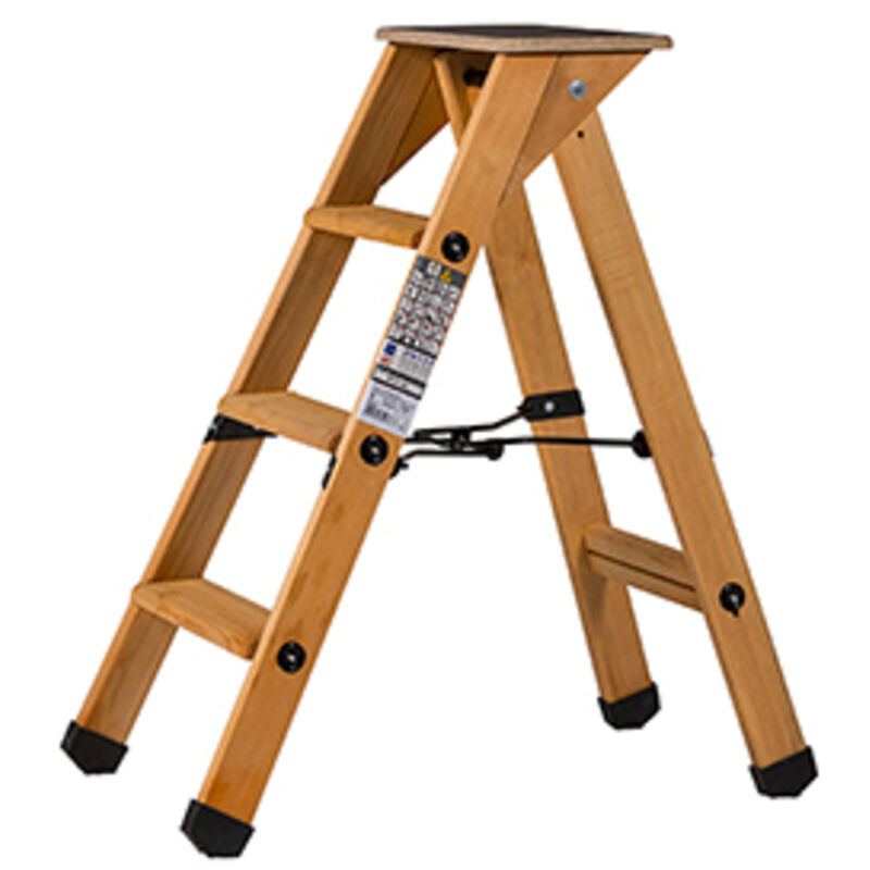 Trittleiter 3 Stufen Holz
