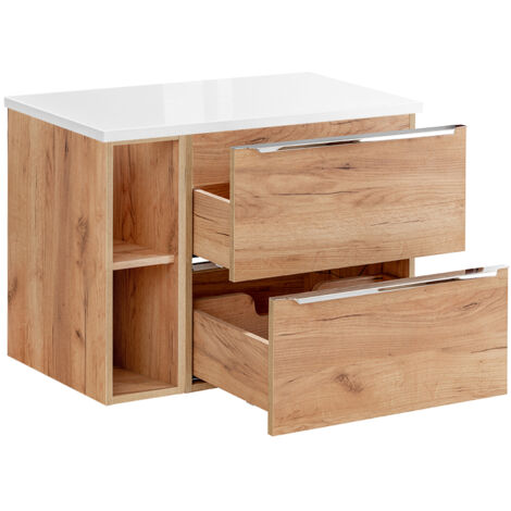 Mobile bagno senza lavabo April marrone 80cm