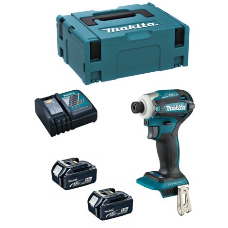 Impact Driver MAKITA DTD172RTJ (2 x 5,0 Ah + DC18RC + MAKPAC 2)
