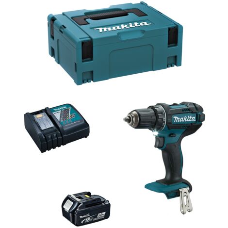 Drill Driver MAKITA DDF482RTJ1 (1 x 5,0 Ah + DC18RC + MAKPAC 2)