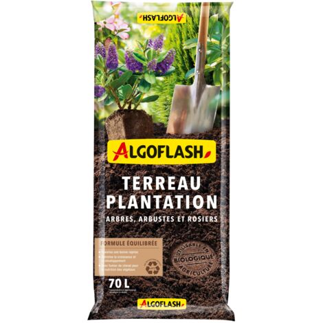 Terreau Plantation Arbres Arbustes Rosiers 70L