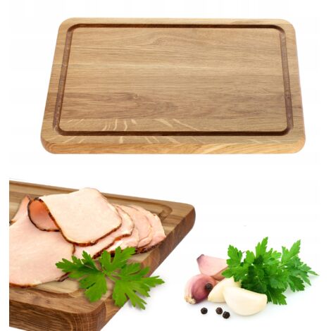 KADAX Tagliere da cucina in legno 30x20, rovere