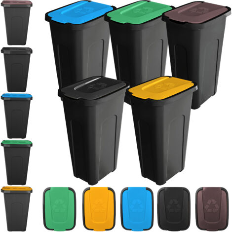 Set di cestini per rifiuti da 30 litri, contenitori per rifiuti ...