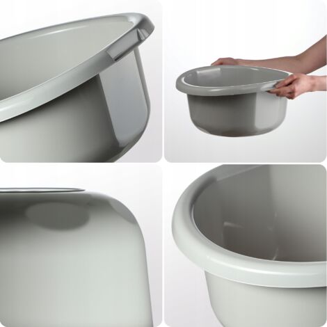 KADAX Lavabo de Plástico para Lavar Ropa y Vajilla a Mano, Forma ...