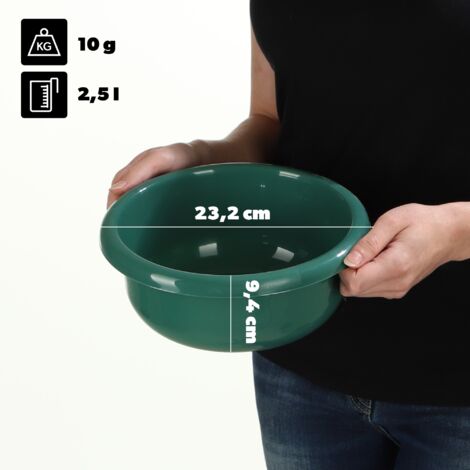 KADAX Lavabo de plástico para lavar a mano ropa y platos, con forma ...