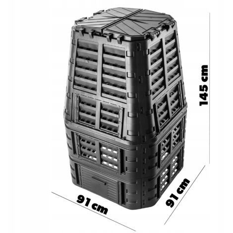 KADAX Compostador de Jardín 1000L, Una Solución Ecológica y Práctica ...