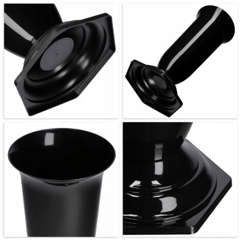 KADAX Florero con forma de botella, lápida para cementerio, base para ...