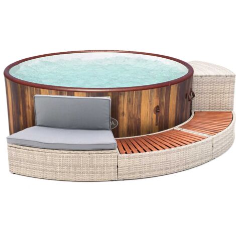 Spa Hinchable Bestway Lay-Z-Spa Helsinki Ø180x66cm con Airjet ...