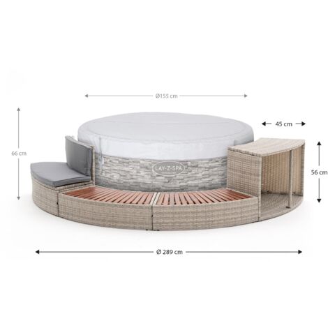 Spa Hinchable Bestway Lay-Z-Spa Vancouver Airjet Ø155x60cm ...