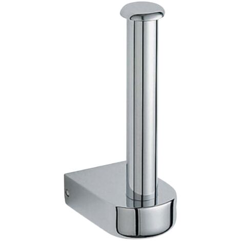 Inda - Porte-rouleau vertical en chrome poli