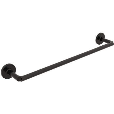 Lineabeta - Porte-serviettes Sbecà en laiton noir L.50 cm