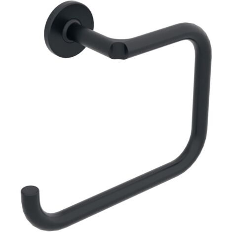 Lineabeta - Sbecà Handtuchring aus schwarzem Messing