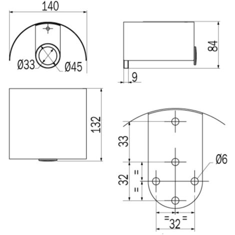 Inda - Rollenhalter mit Deckel One Bronze