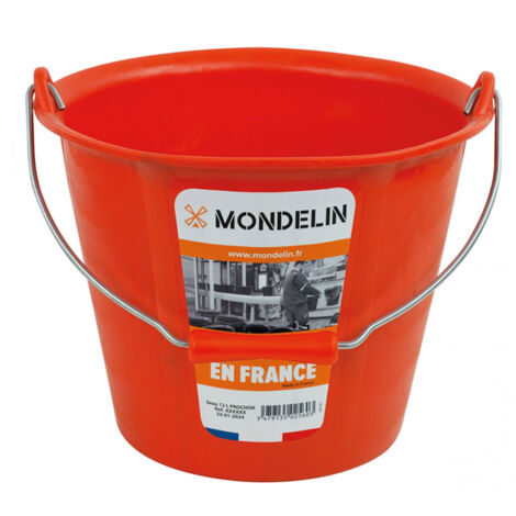 Seau de maçon Prochok 12L orange - Mondelin