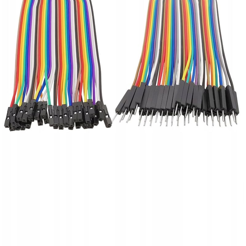 CABLES PUENTE MACHO-HEMBRA 30CM 40PZS ARDUINO