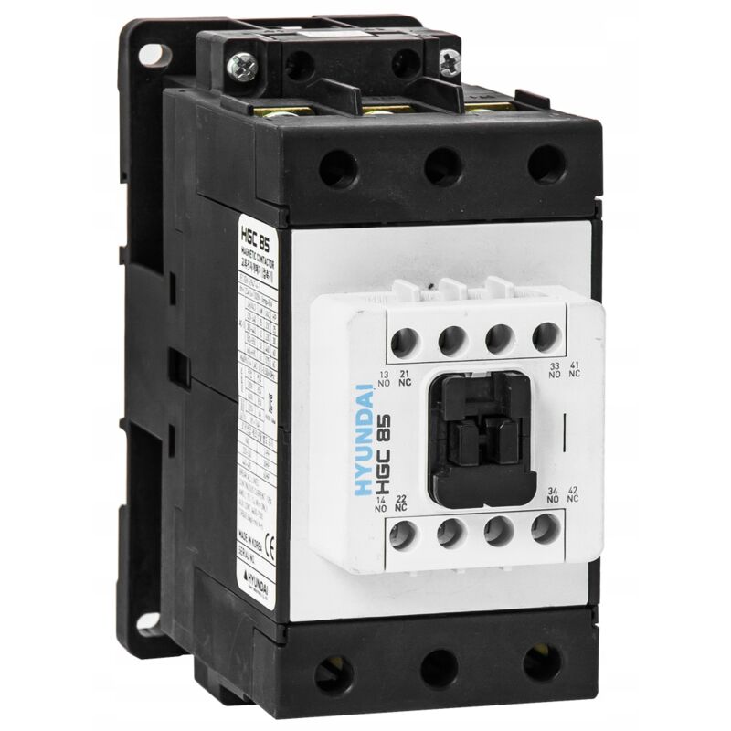 HYUNDAI - CONTACTOR HGC 85A AC3/440V, 3P + 2NO2NC, 230V 50HZ / 250V ...