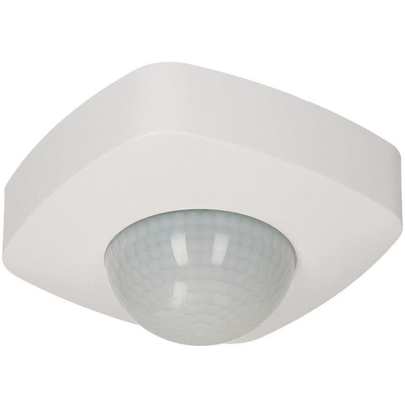 Sensor de movimiento 2000W 360 grados 20m 3 sensores PIR blanco ORCR224