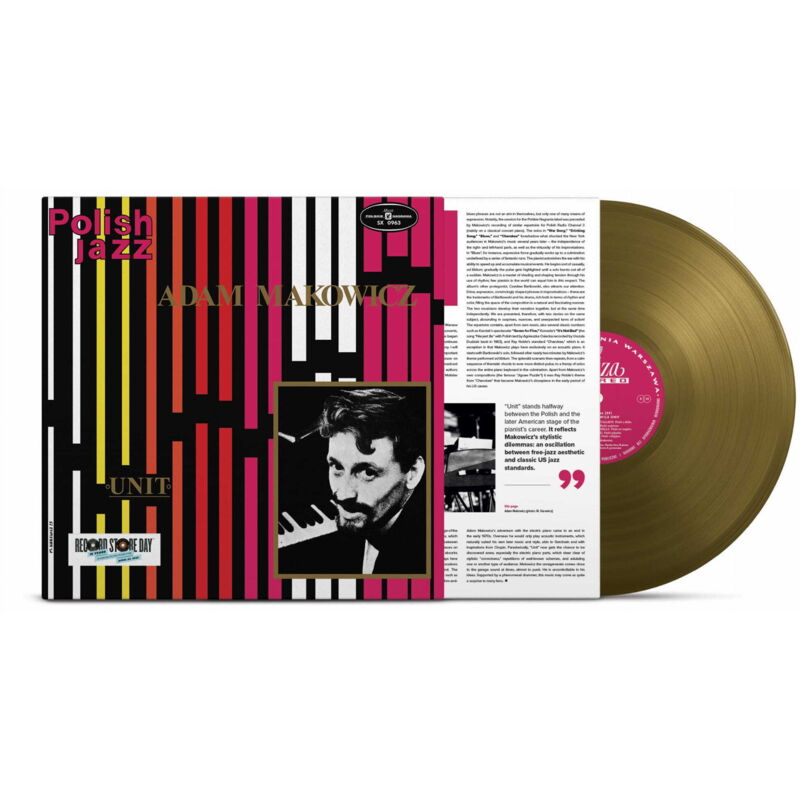 RSD22 ADAM MAKOWICZ CZESŁAW BARTKOWSKI Unidad Polish Jazz vol 35 COLOR LP