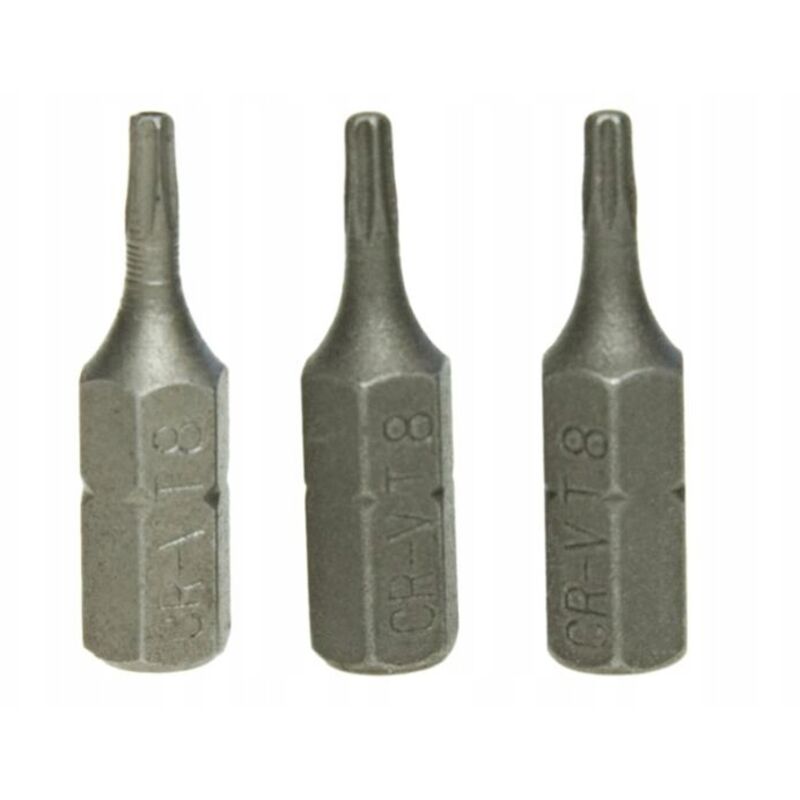 PUNTAS DE DESTORNILLADOR TORX T25 x 25 MM 3 UDS