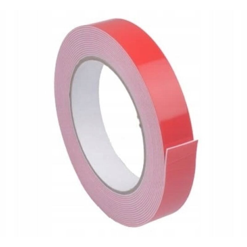 CINTA ADHESIVA DE ESPUMA DOBLE CARA FUERTE 25 mm 5 m