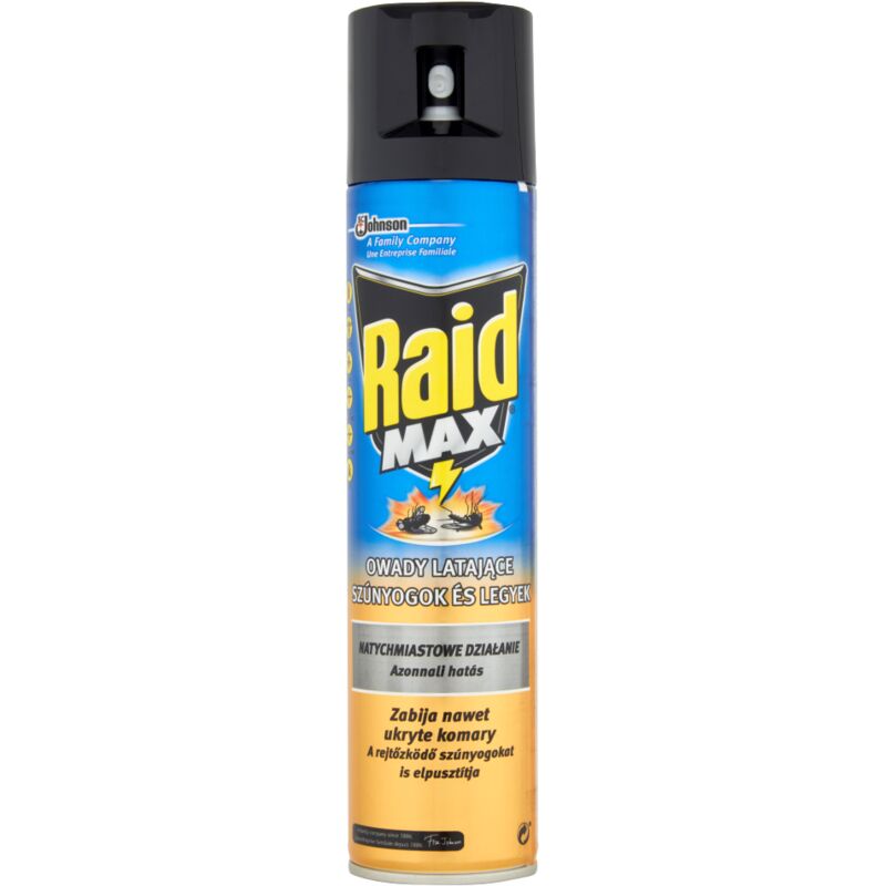 Raid Max - Aerosol contra insectos voladores, 300 ml - protección ...
