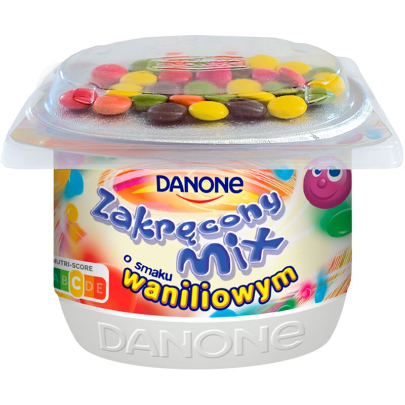 Danone Zakręgo Mix Yogur de Vainilla 125 g