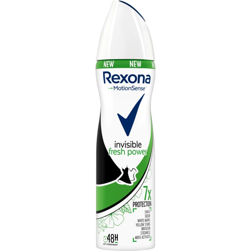 Rexona Invisible Fresh Power Antitranspirante en spray para mujer 150 ml