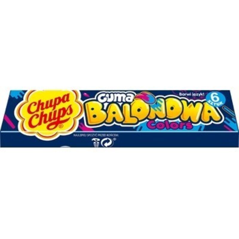 Chicle Chupa Chups de colores - Frambuesa azul 27,6 g