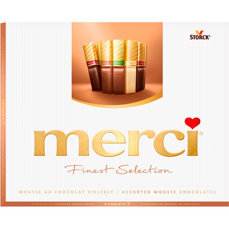 Merci Finest Selection: Chocolates con mousse - 210g