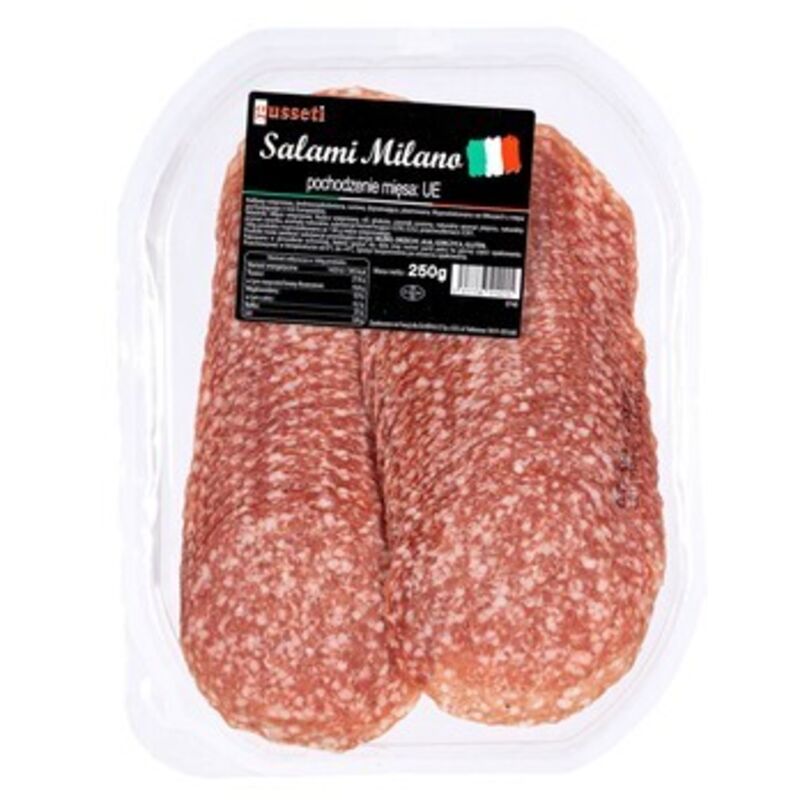 GUSSETI Salami Milano - Lonchas 250g - Salchicha italiana