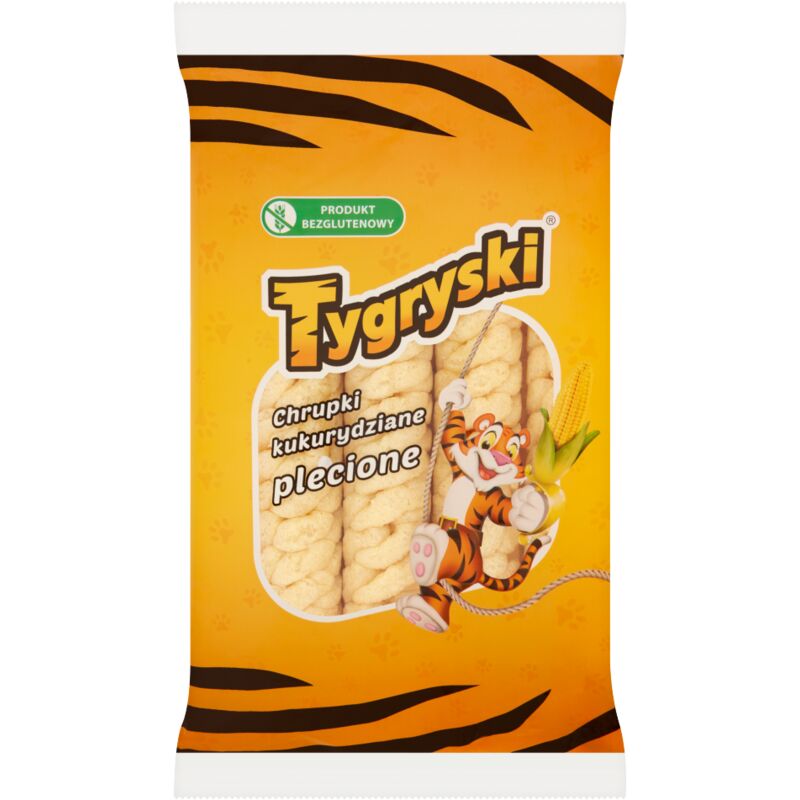 Tygryski - Tortitas de maíz trenzado (70 g): sin gluten, un aperitivo ...