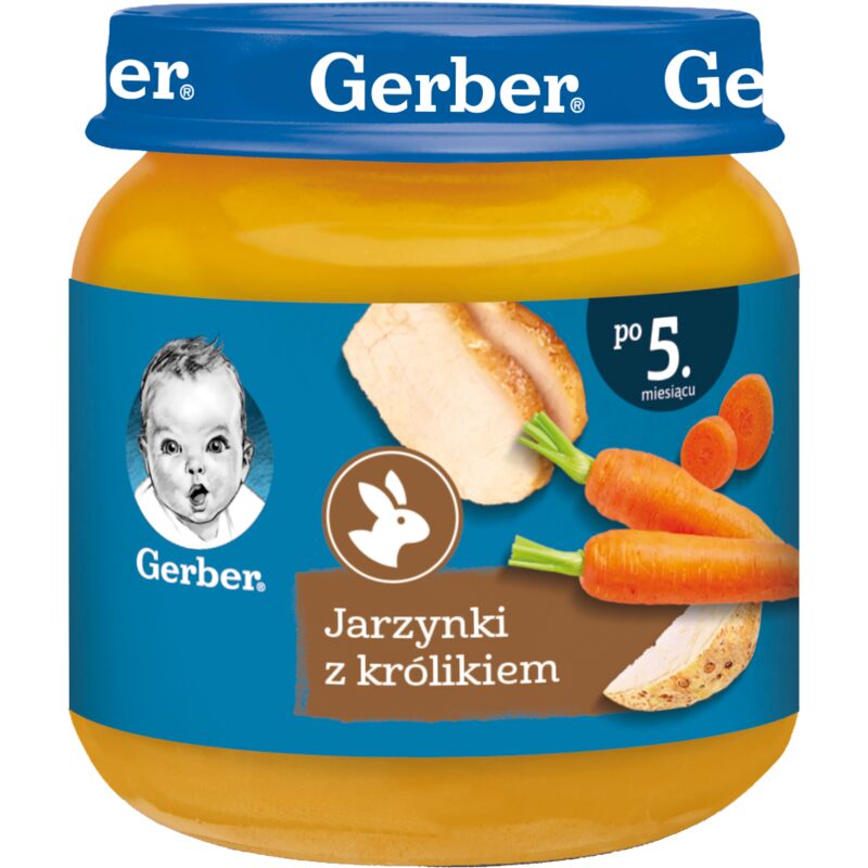 Gerber Verduras con Conejo 125g - A partir de 5 Meses