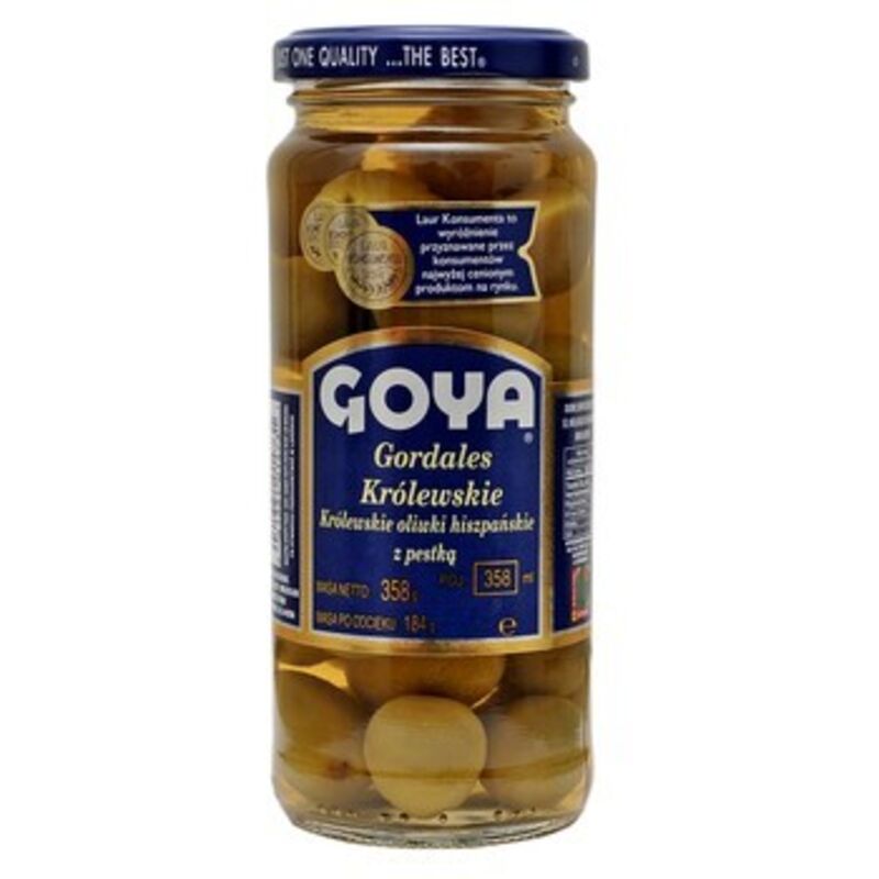 Aceitunas Gordales deshuesadas Goya - Aceitunas Reales Españolas 358 ml