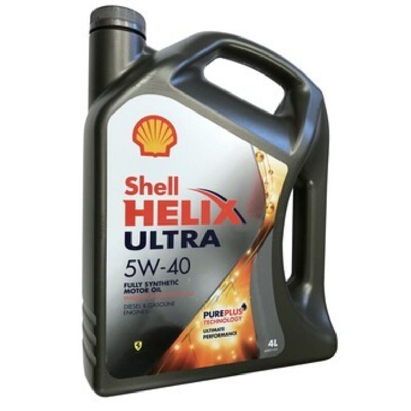 Shell Helix Ultra 5W-40 4L - Aceite de motor sintético para motores de ...