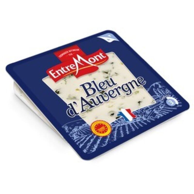 Queso Bleu D'Auvergne 125g - Queso azul francés de sabor intenso