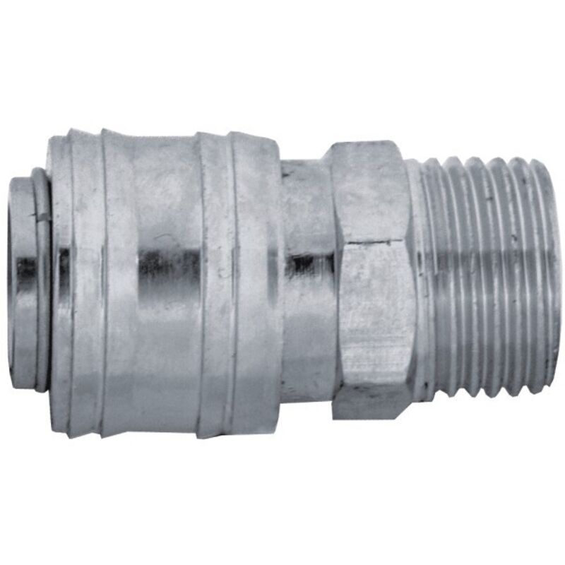 Conector rápido hembra rosca externa 1/4"